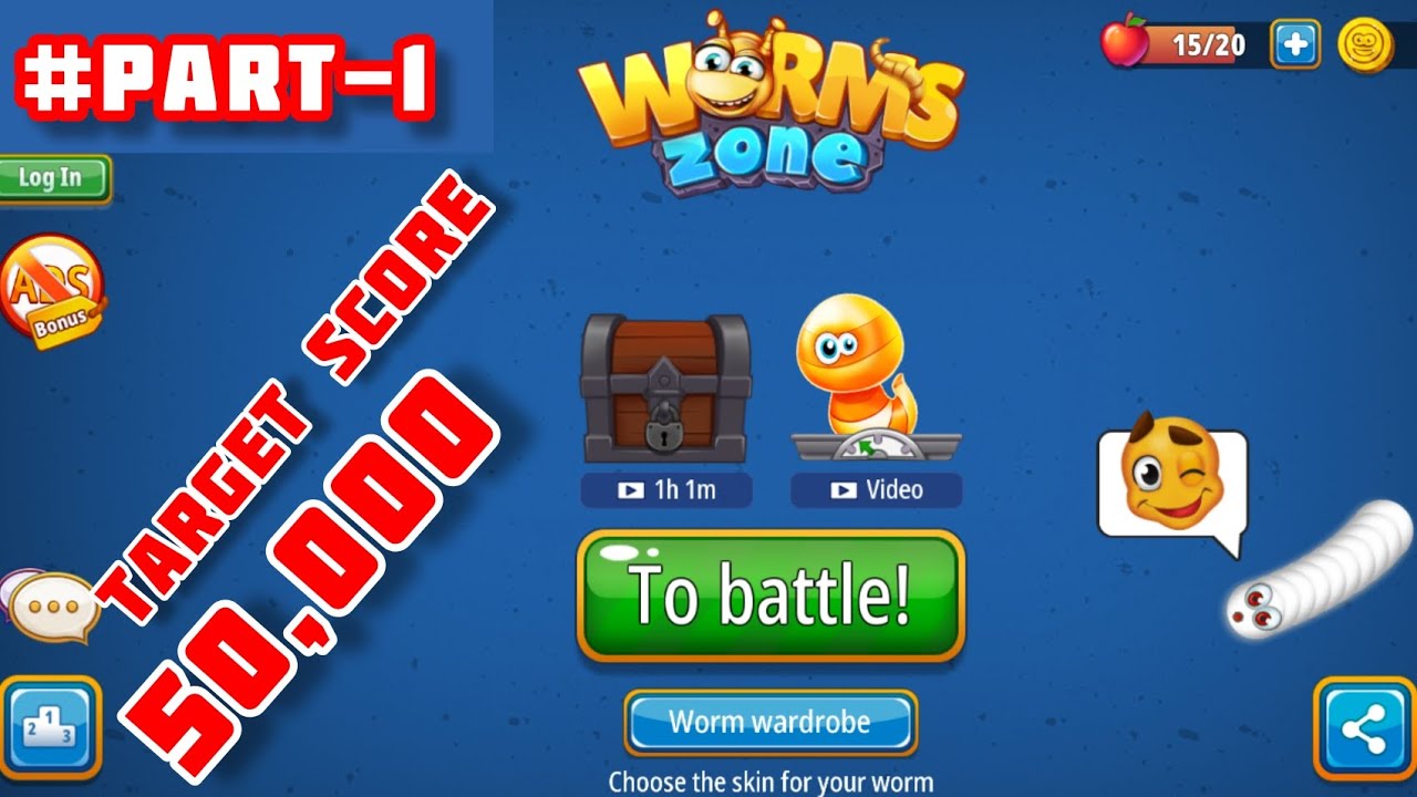 Playing Worms Zone For The First Time ||#Part 1 - YouTube