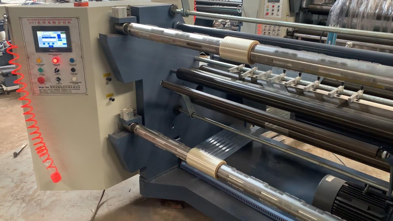 QFJ-1300 Horizontal Type Slitting Rewinding Machine( With Heat needle ...