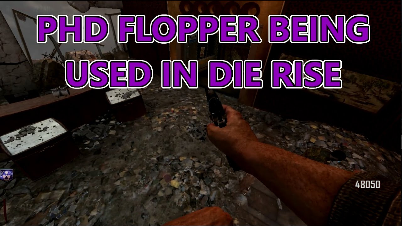 USING PHD FLOPPER IN DIE RISE BO2 | using phd in die rise gameplay ...