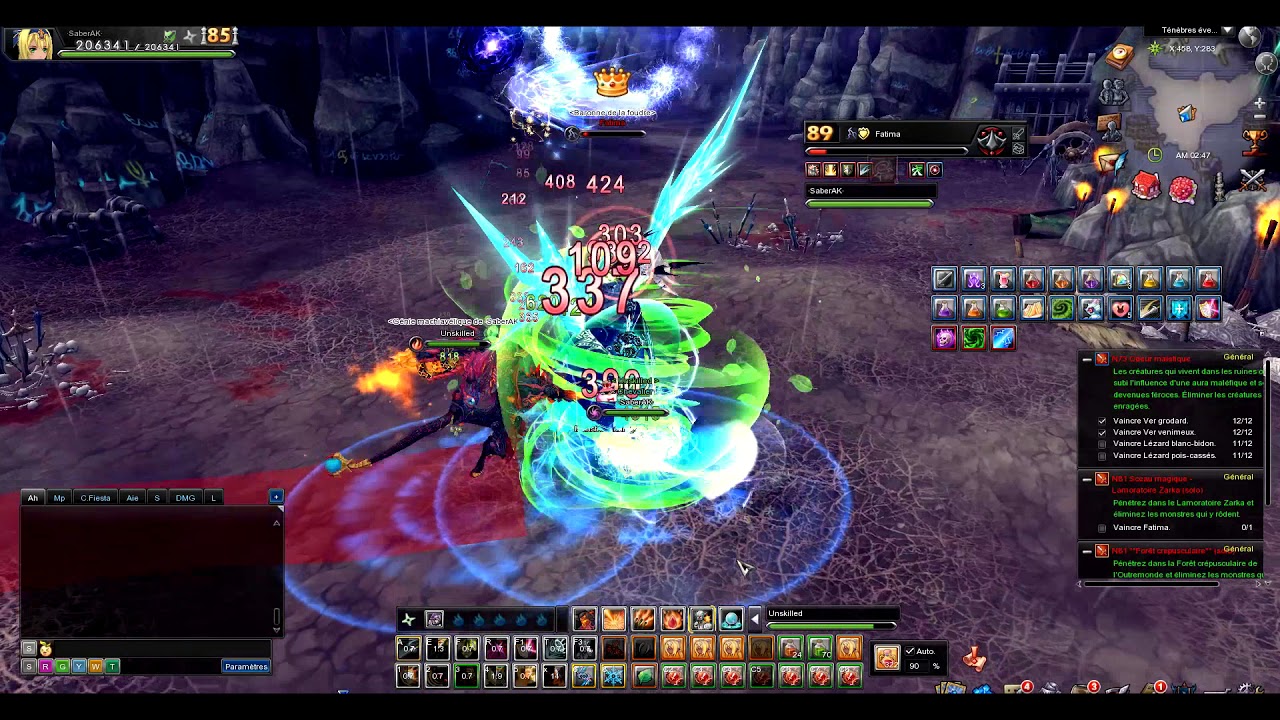 SaberAK Guardian Shattered Netherworld Hell Mode Solo (+20 80 Gears ...