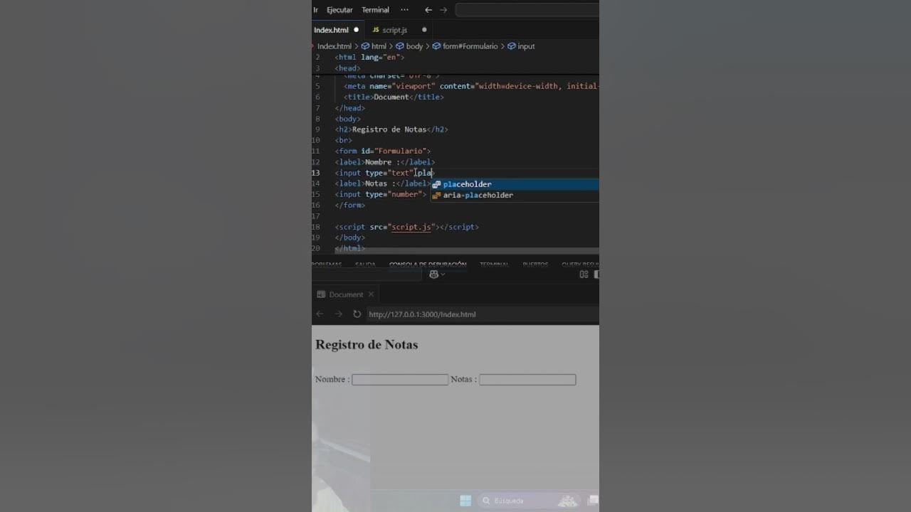 Registro de Notas con Arrays en JS #html #javascript #programacion # ...