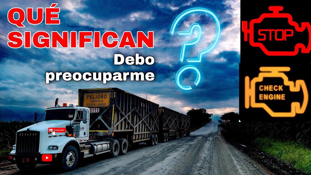 CHECK ENGINE ROJO Y AMARILLO, QUE SON? - YouTube