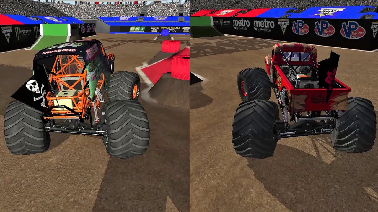 16 MONSTER TRUCK RACING - MONSTER JAM ORLANDO WORLD FINALS - YouTube