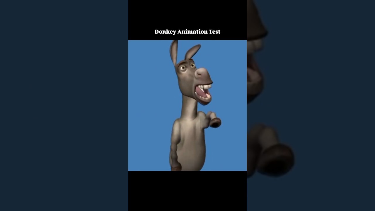Donkey Animation Test from Shrek - YouTube