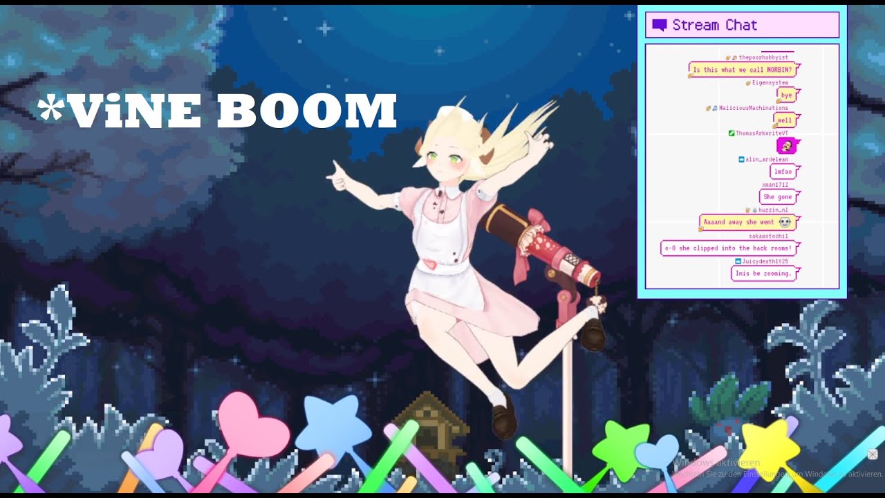 Vtuber with fullbody tracking tragically falls - YouTube