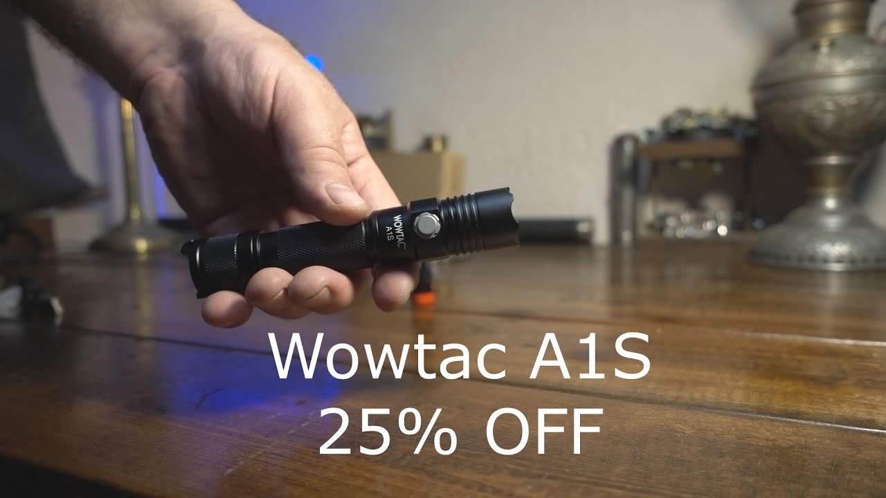 Wowtac A1S Flashlight Huge Sale - YouTube