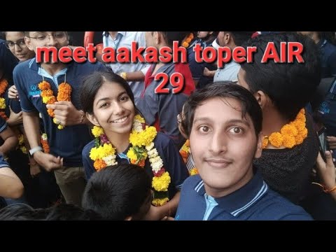 aakash institute indore produce all india rank 29 mp topper sanika ...