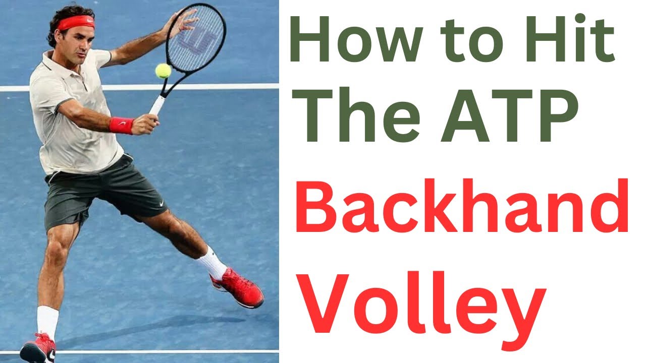 How To Hit the ATP Backhand Volley in tennis, plus tips and demo - YouTube