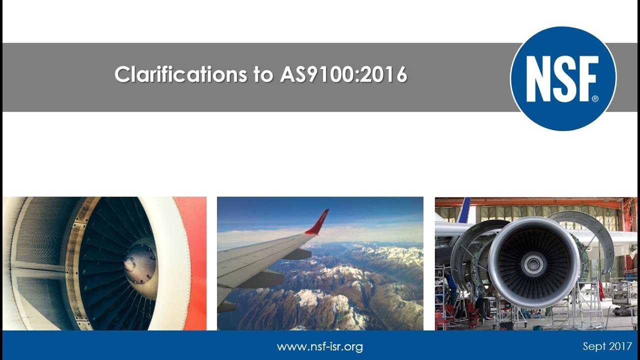 Clarification to AS9100:2016 - YouTube