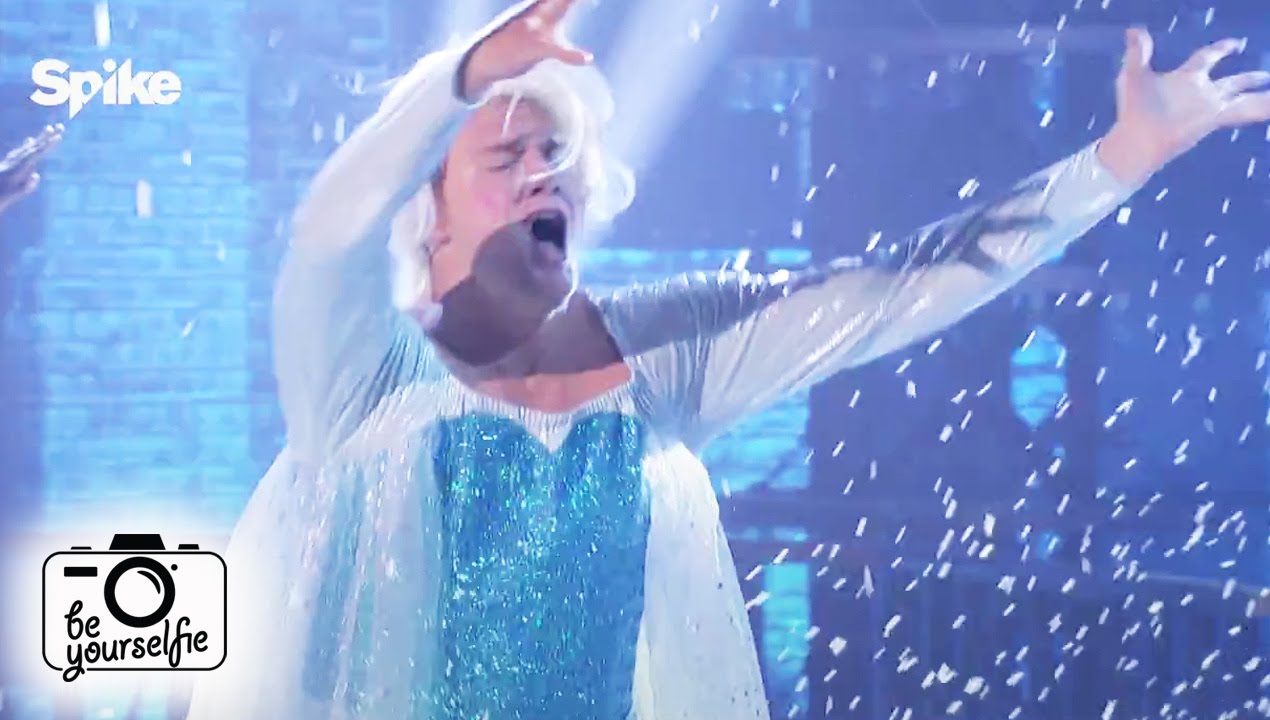 Channing Tatum Channels Elsa in Frozen Lip Sync Battle on Spike (Be ...