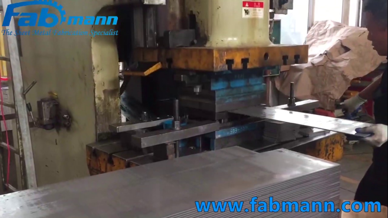 stamping production - YouTube