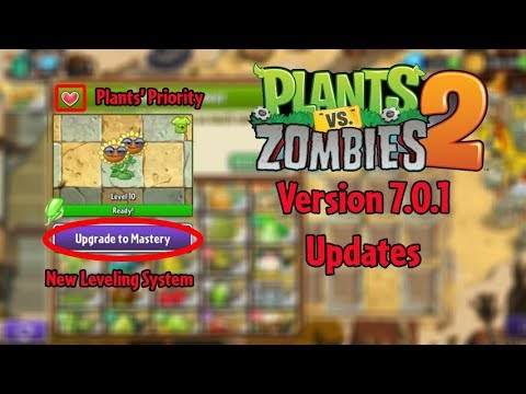 Plants vs. Zombies 2: Version 7.0.1! New Leveling System, Account ...