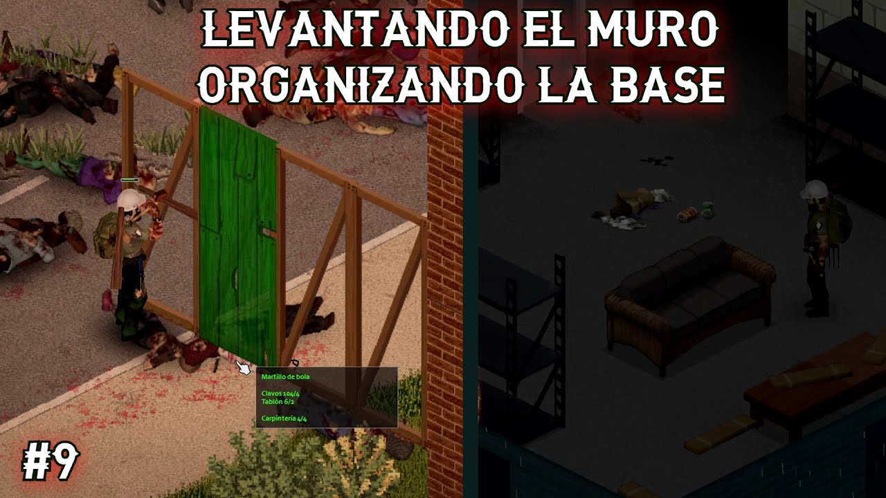 LEVANTANDO LOS MUROS Y ORGANIZANDO LA BASE - El Edificio #9 - YouTube