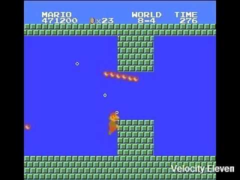 Super Mario Bros. (NES) - World 8-4 - YouTube
