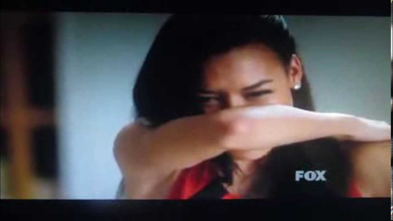 Glee-"The Quarterback"-Santana screaming(Sub.español)-HD - YouTube