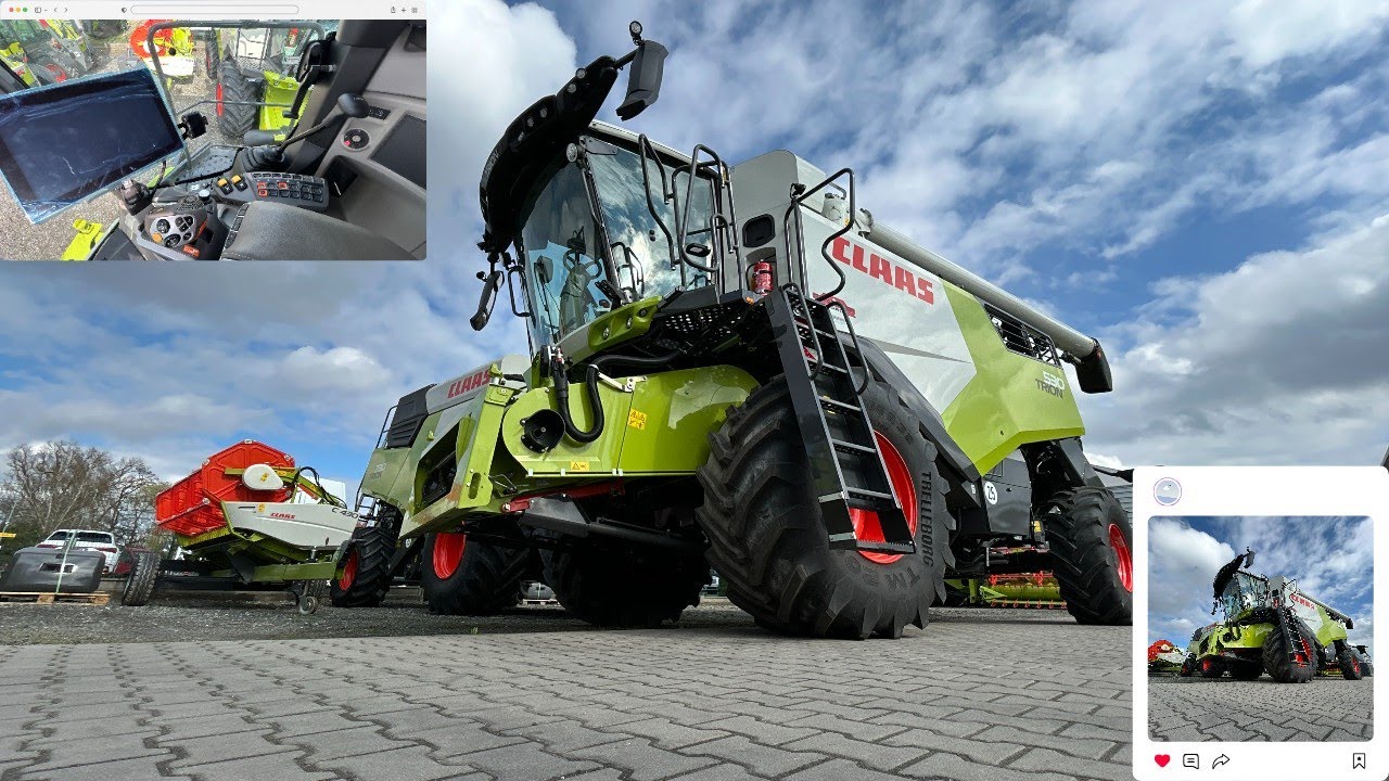 NOWY NABYTEK *Claas Trion 530* - YouTube