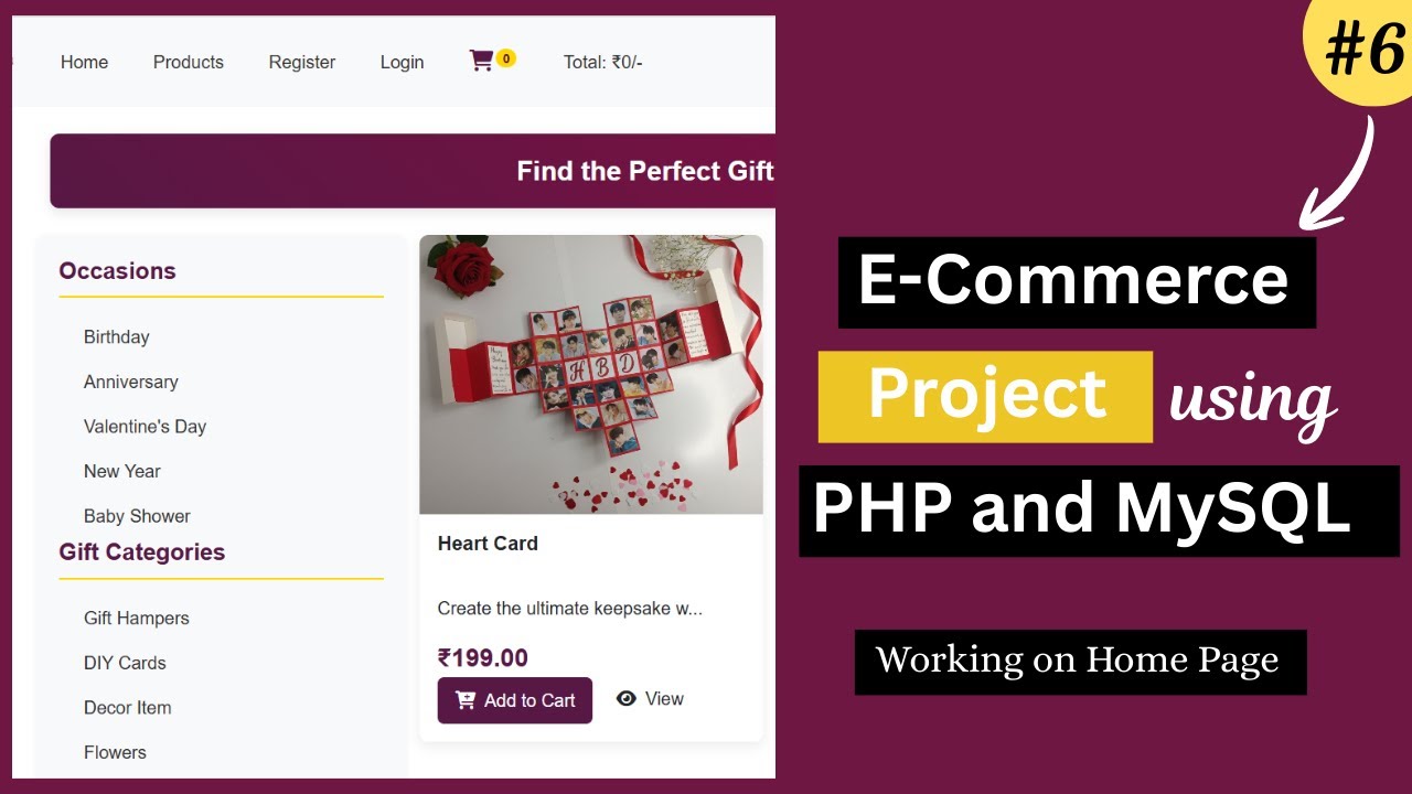 E-Commerce Website Project Using PHP & MySQL |Admin & User Panel| Payment Gateway | Home Page ...