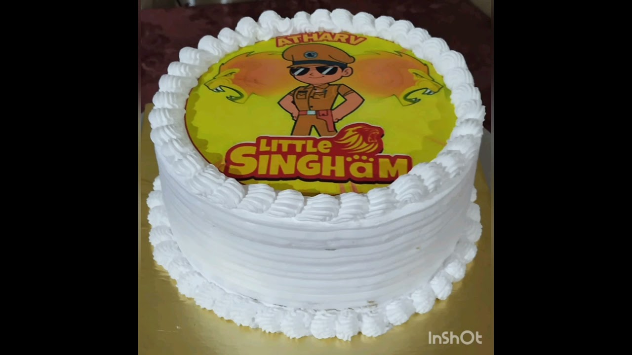 Little singham cake - YouTube