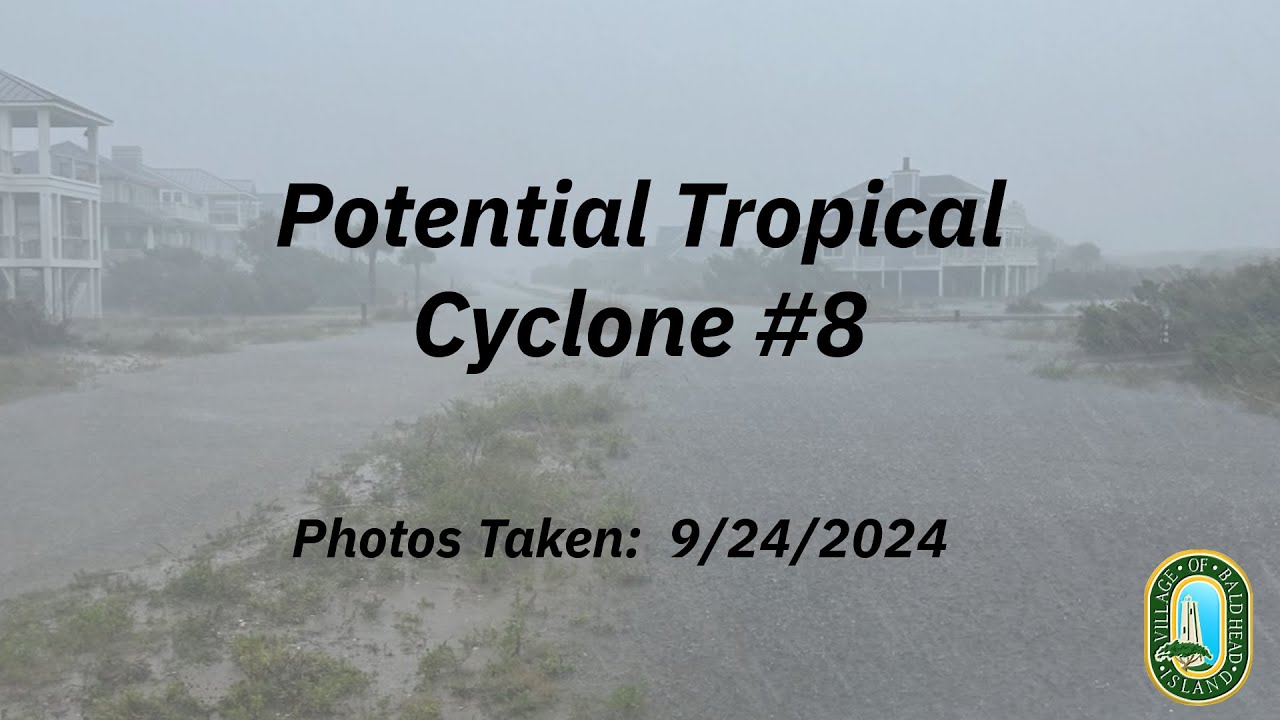 Potential Tropical Cyclone #8 Photos Taken 9/24/2024 - YouTube
