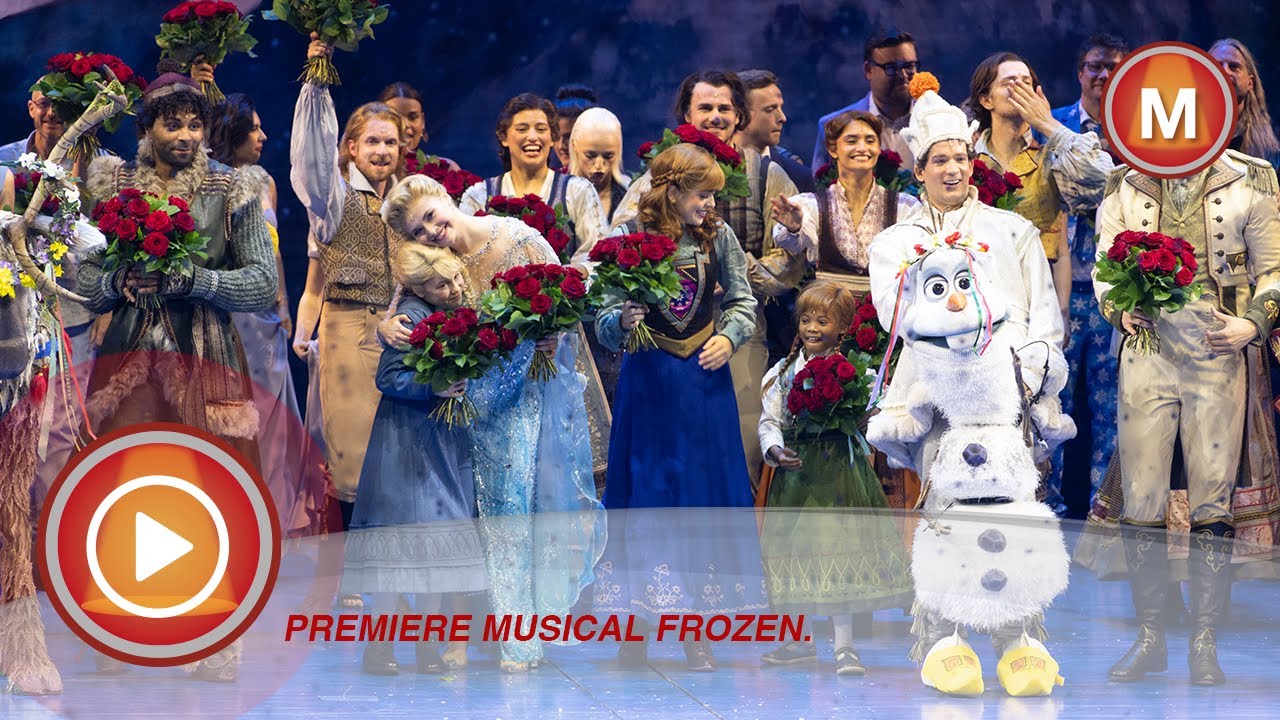 Première Musical Frozen. Ons videoverslag met interviews met oa Vajén ...