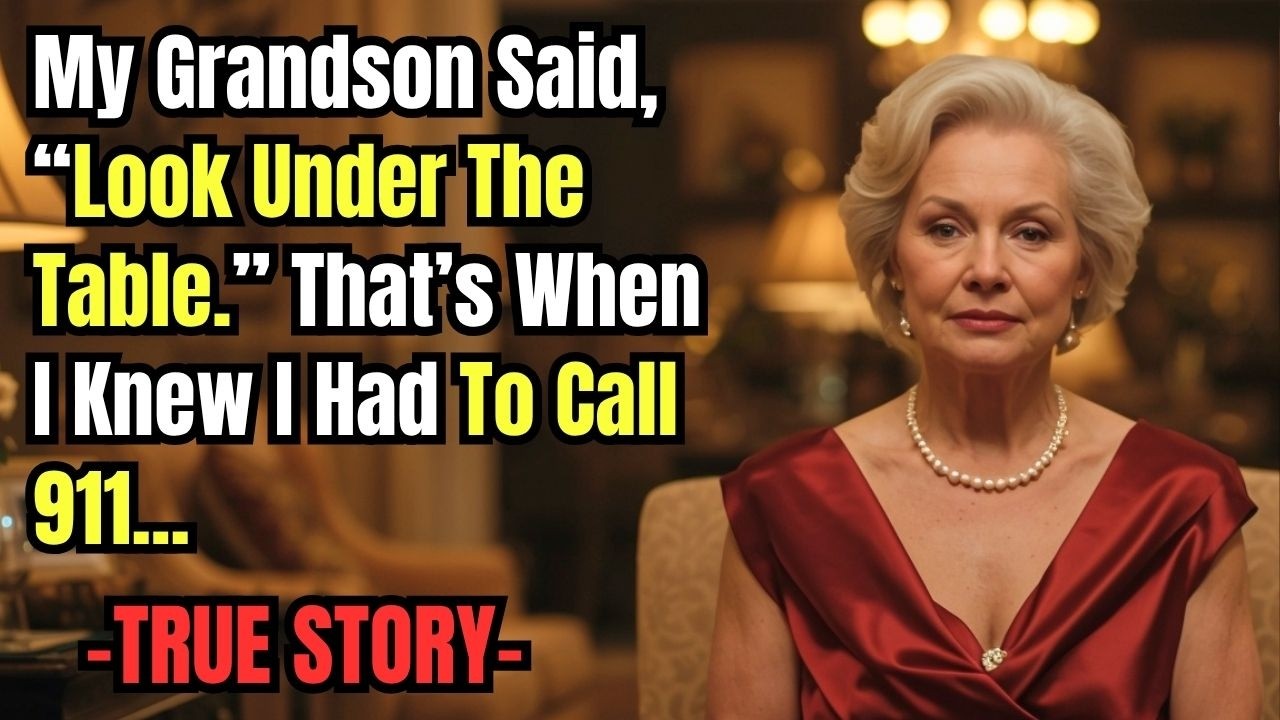 HER STORY FROM NEW YORK 👵💔 My Grandson Said, “Look Under The Table ...