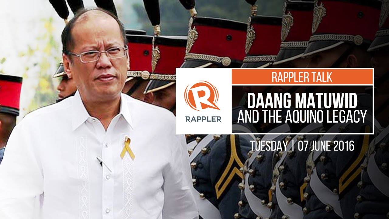 Rappler Talk: President Aquino on the Daang Matuwid legacy - YouTube