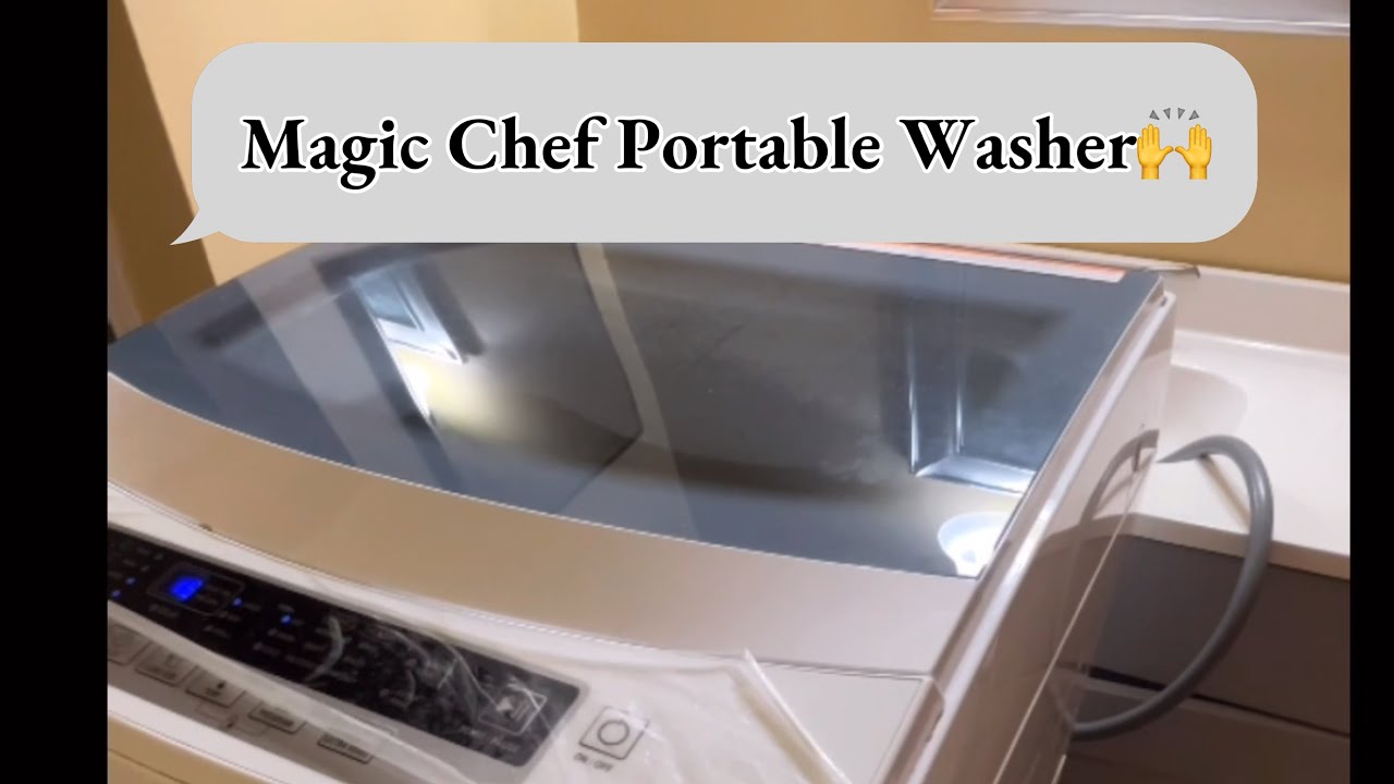 Portable Washer! Magic Chef Washer Review ! - YouTube