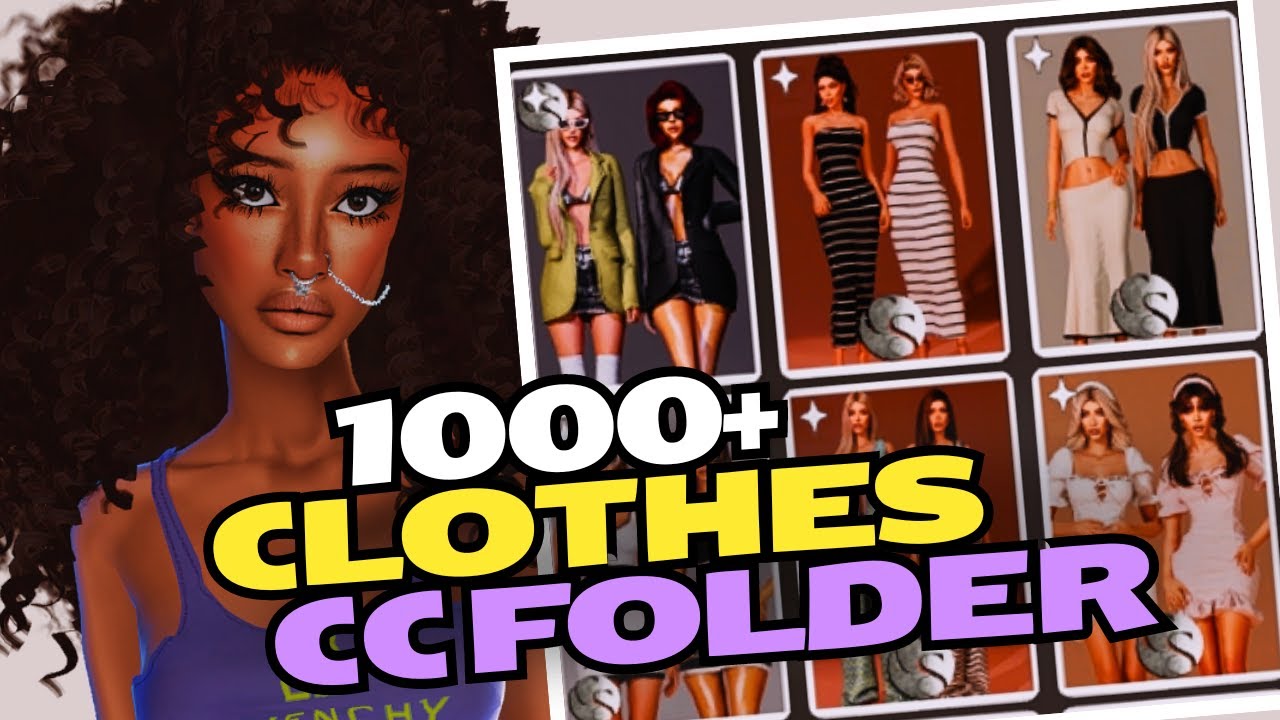 {1000+CC FOLDER} MY ENTIRE SIMS 4 CLOTHES FOLDER PART 2 |FEMALE AND ...