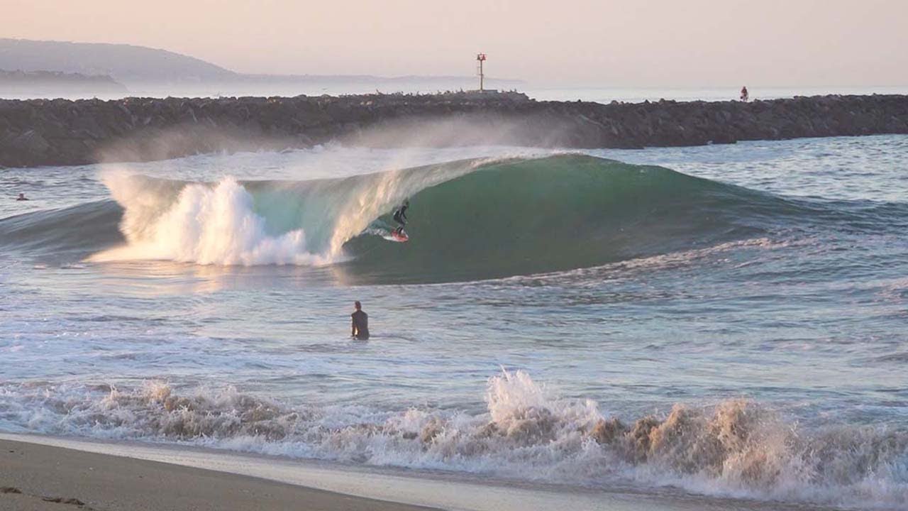 The Wedge - Glassy and GOING OFF !!! - June 2020 - YouTube