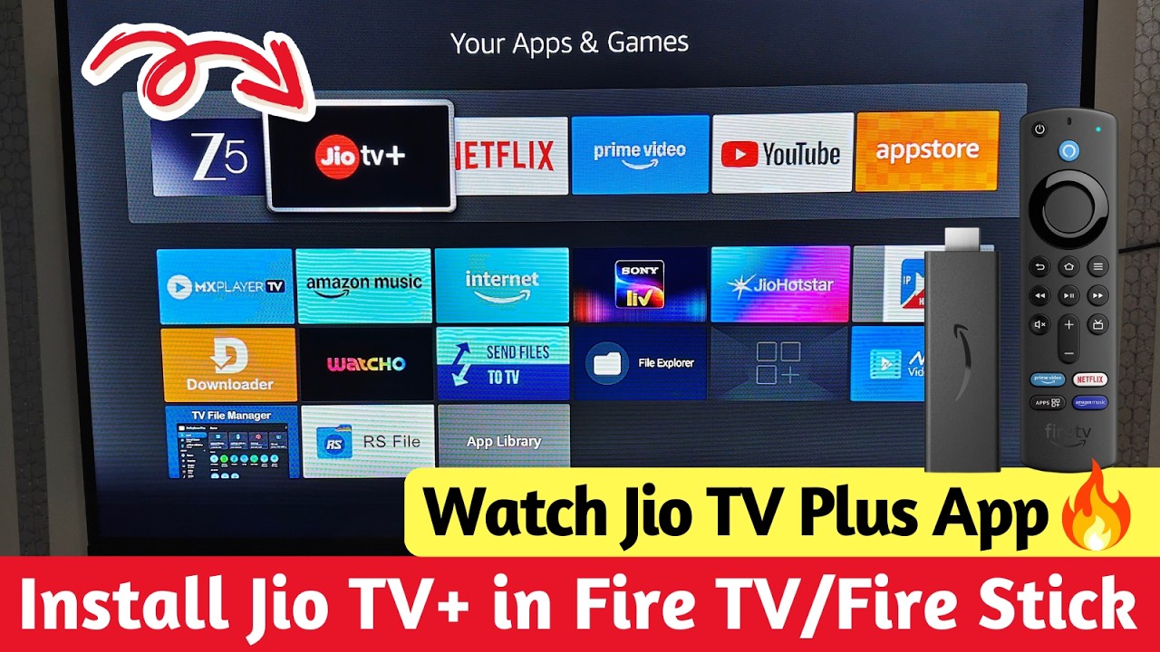 How to Install Jio TV Plus on Fire TV/Fire TV Stick (Full Guide) - Jio ...