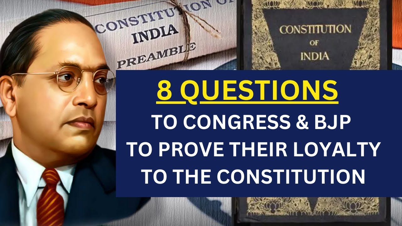 8 Questions to Congress & BJP to prove their loyalty to the ...