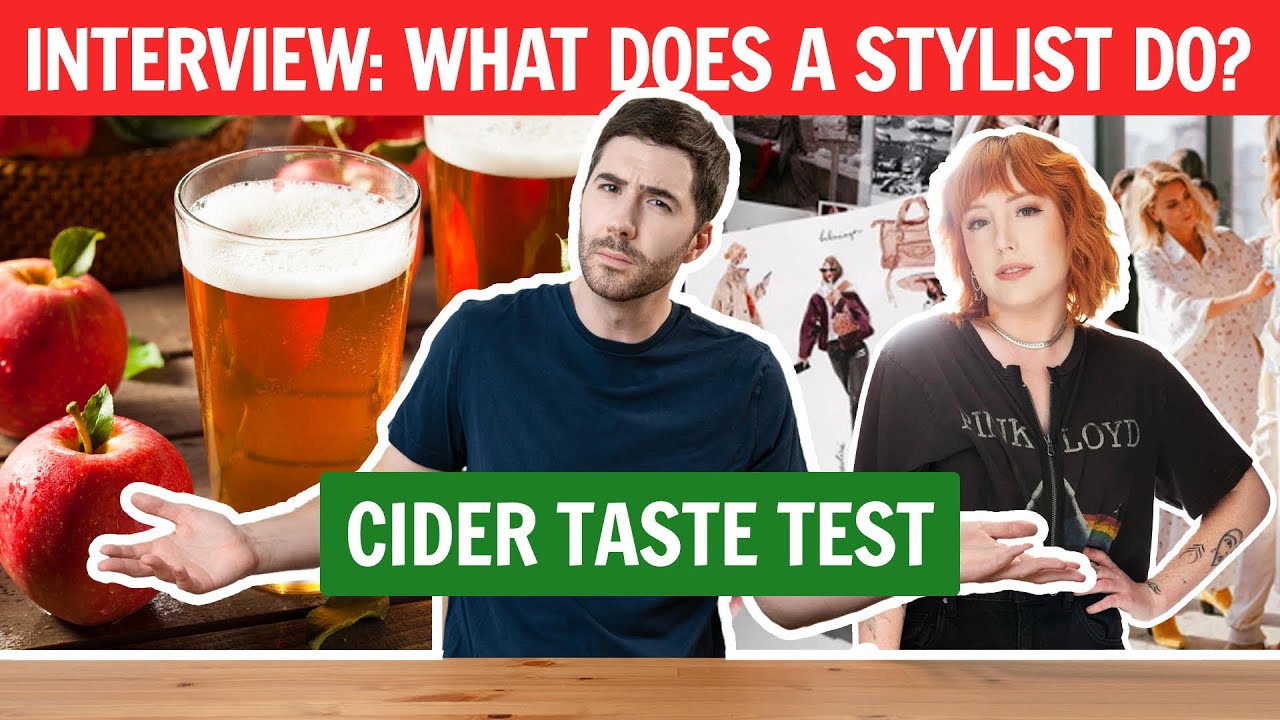 Cider Taste Test… With a Hollywood Stylist | Nora Foley - YouTube