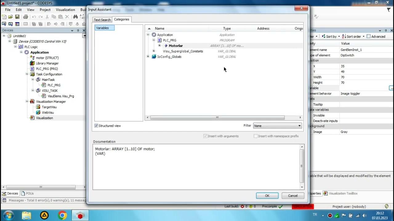 CODESYS Visualization(Görselleştirme) Objesi Kullanımı - YouTube