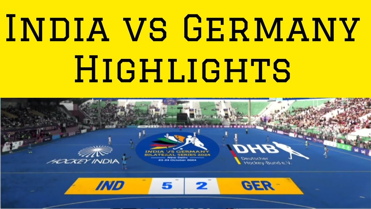 HIGHLIGHTS INDIA VS GERMANY | HOCKEY | Hockey India | - YouTube