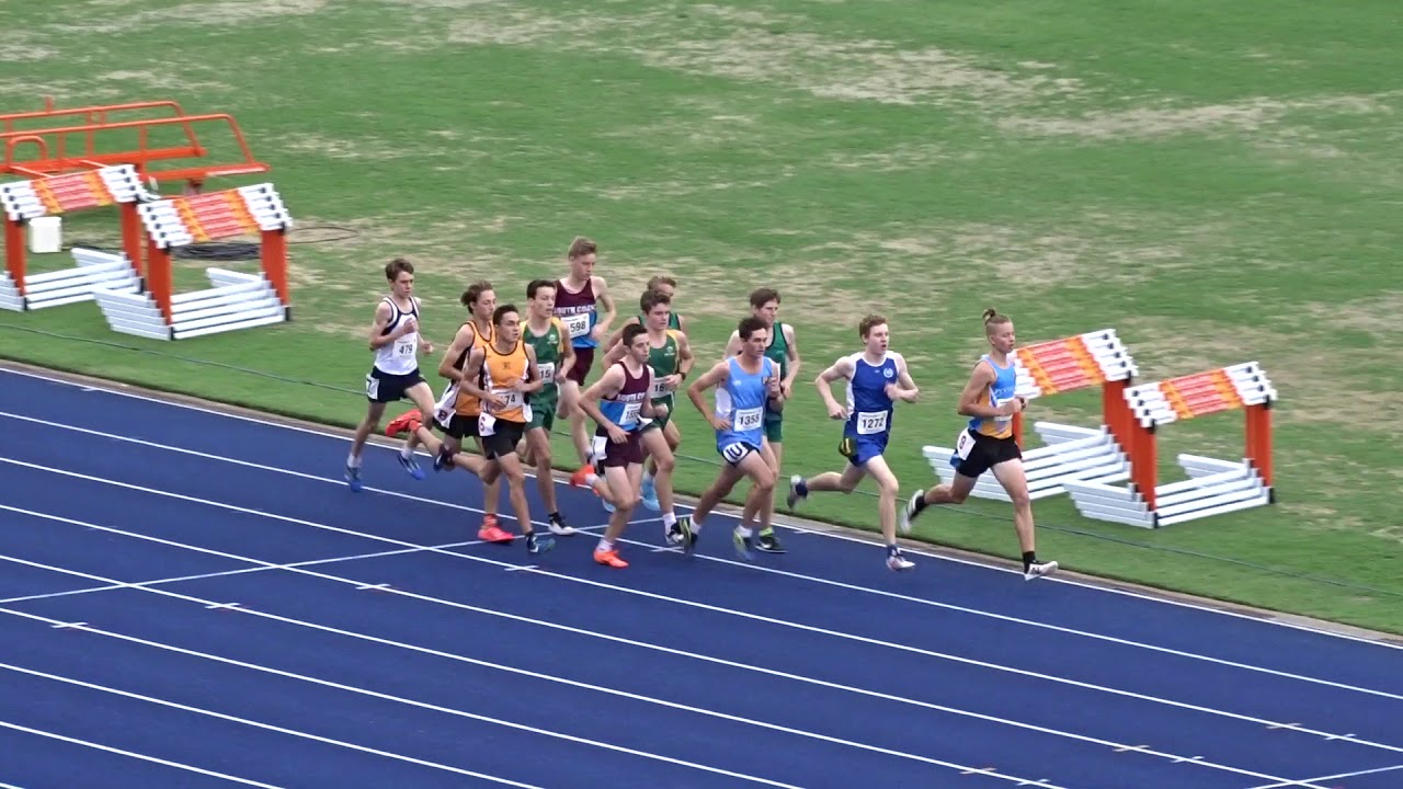1500m 15yrs Men Final, QSSA Track & Field Championships, QSAC, Brisbane ...