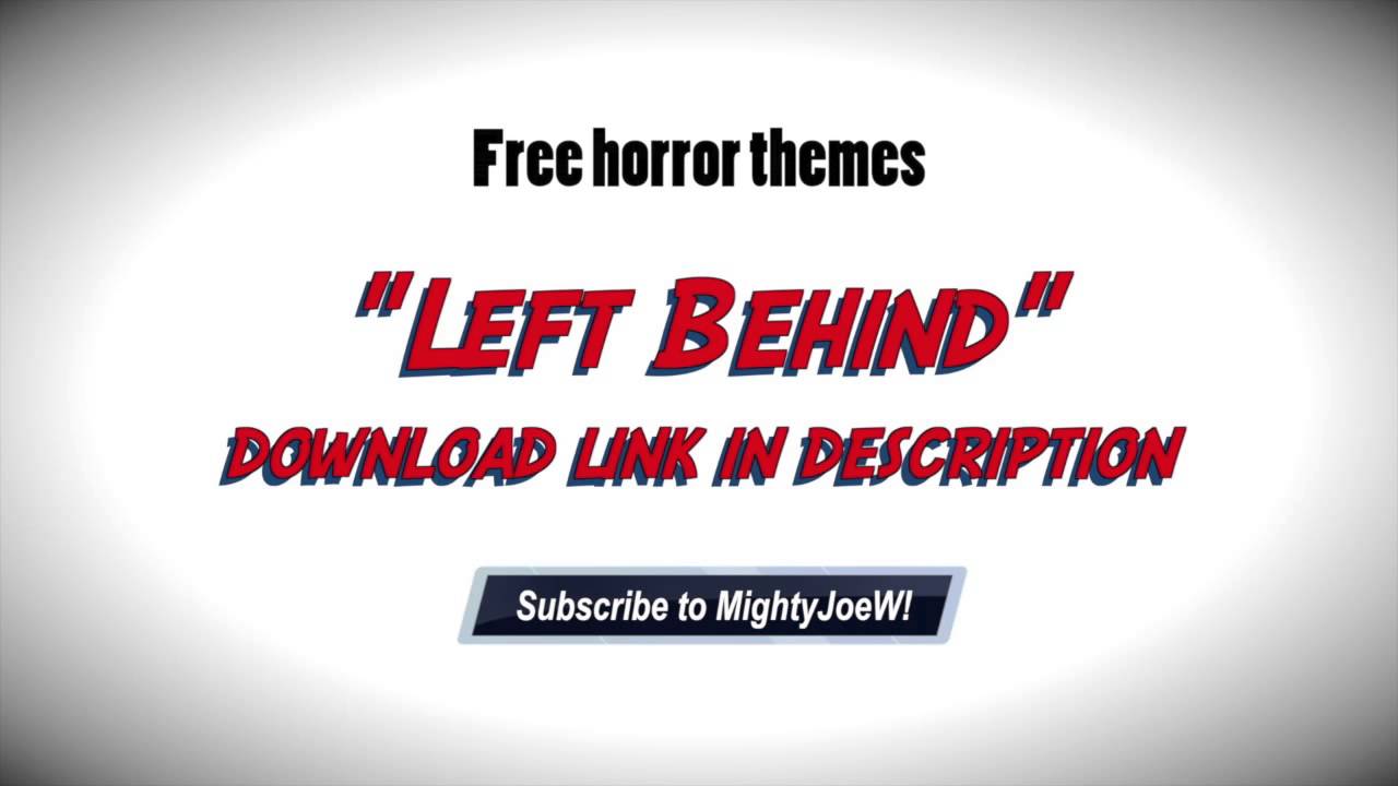 Left Behind - free background music (horror) - YouTube