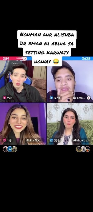Dr Eman abiha Noor pr flart kr Raha tha 😂#viralvideos #foryoupage ️ ️ #viewsproblem #livematch # ...
