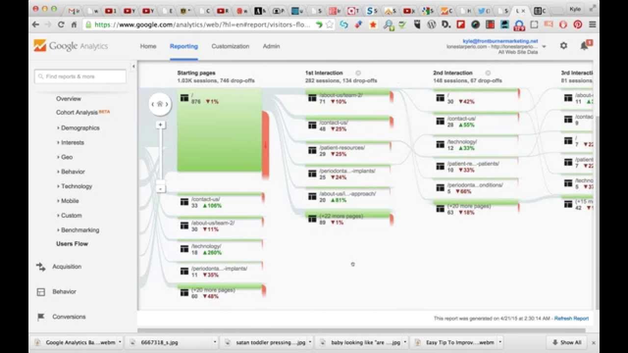 What is "Users Flow" in Google Analytics? How can it help YOUR business? | Kyle Bailey - YouTube