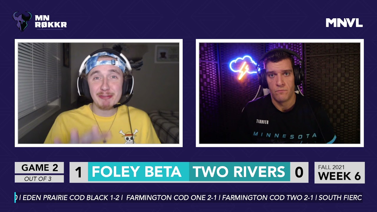 MN ROKKR High School CoD League | Foley Beta vs Two Rivers | Fall 2021 ...