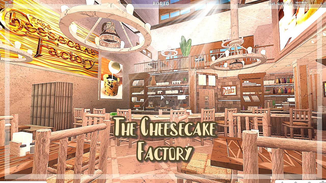 The Cheesecake Factory | Rodeo Drive, CA | Speed Build | Bloxburg ...