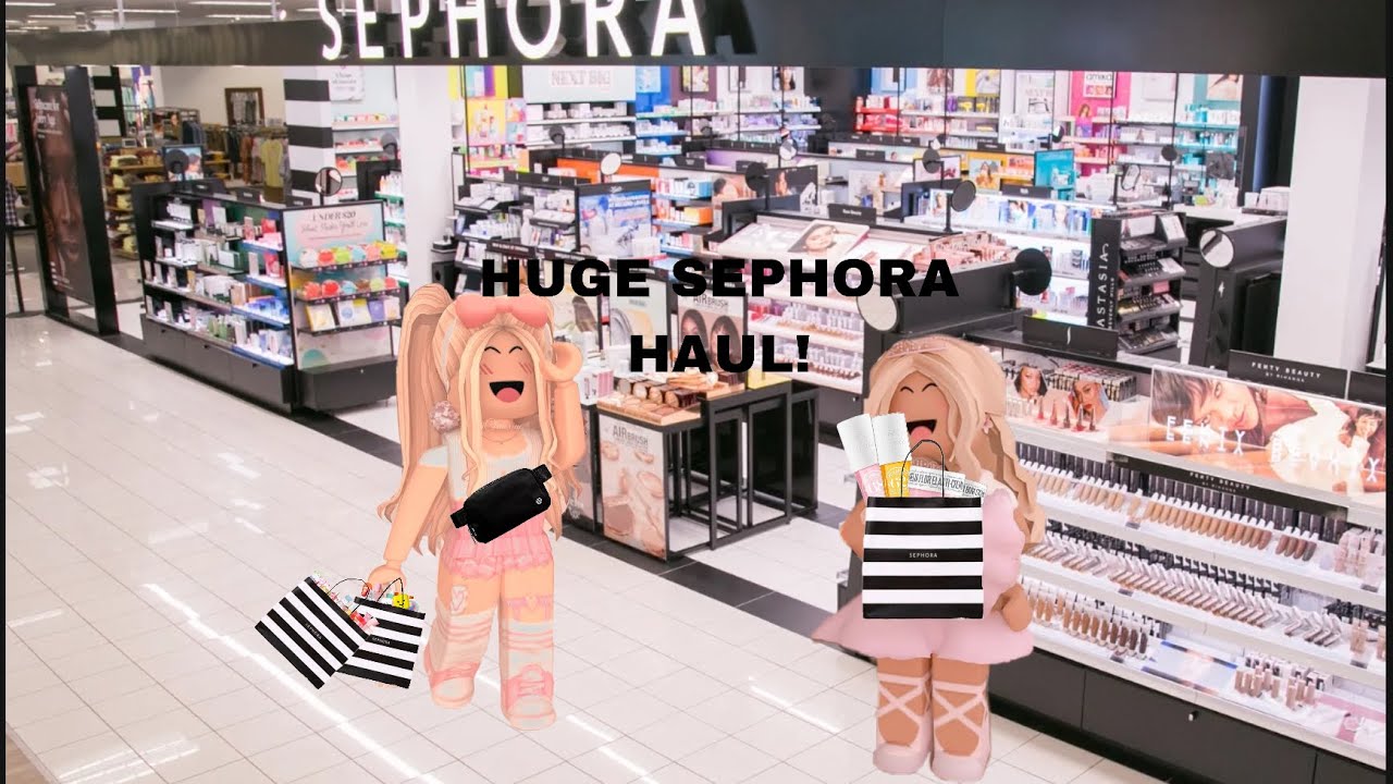 Huge Sephora haul in berry avenue! | with my twin sister in Roblox ...