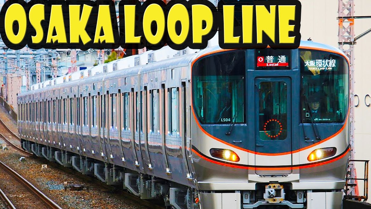 Riding the JR Osaka Loop Line - 5 minutes in 4K - YouTube
