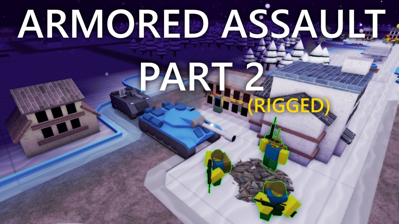 ARMORED ASSAULT RIGGED in Roblox Noobs in Combat - YouTube