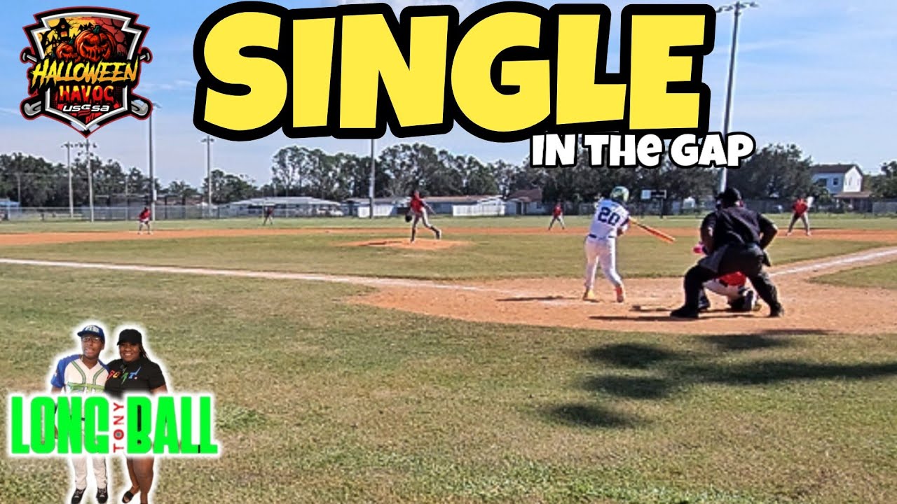 LONGBALL TONY WITH LINE DRIVE SINGLE IN THE GAP. #BASEBALL - YouTube