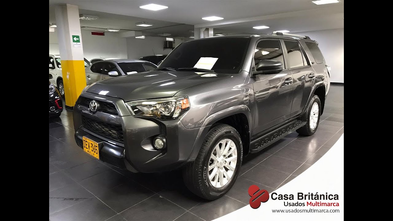 TOYOTA 4 RUNNER AUTOMATICO 4X4 GASOLINA 3956 2015 GRIS METALICO IEV365 ...