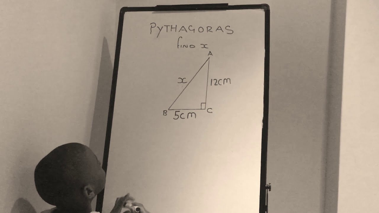 Finding the longest Side using Pythagoras - YouTube
