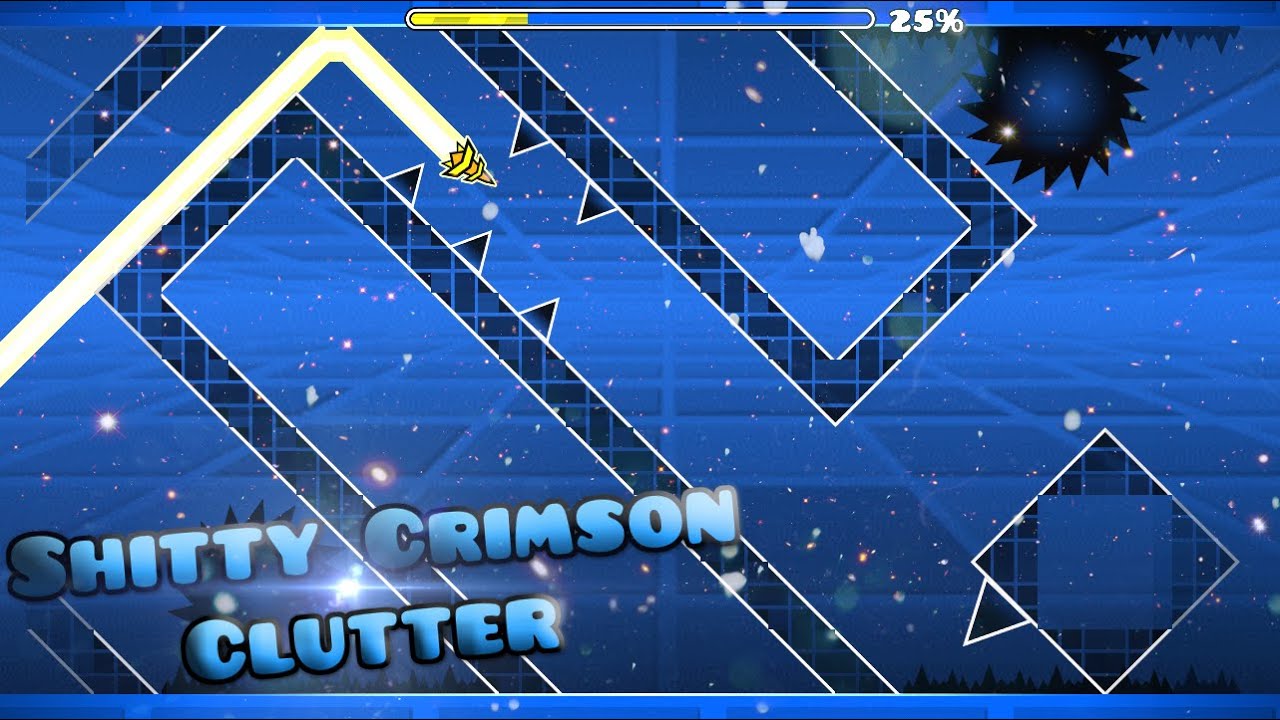 Shitty CRIMSON CLUTTER by JackO GD (me) | Geometry dash 2.0 - YouTube