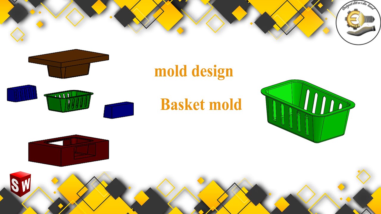 #007 template design (Mold design) - YouTube