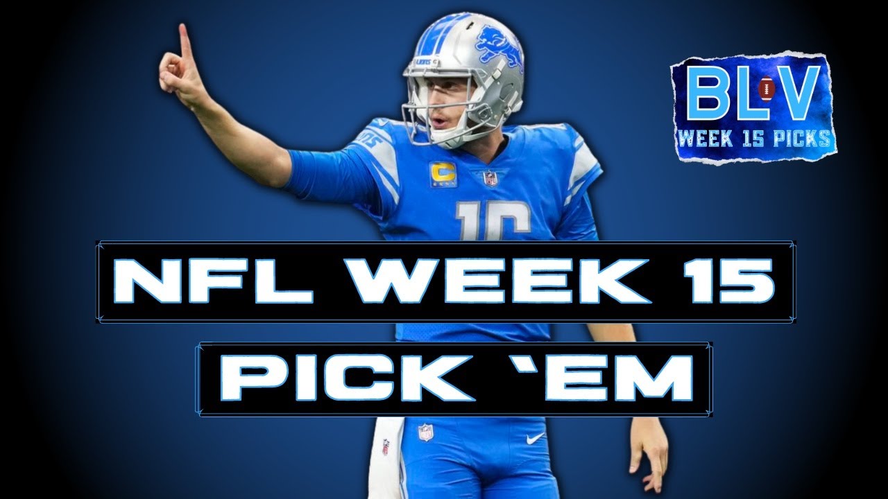 NFL Week 15 2022 Picks Straight up and Against The Spread - YouTube