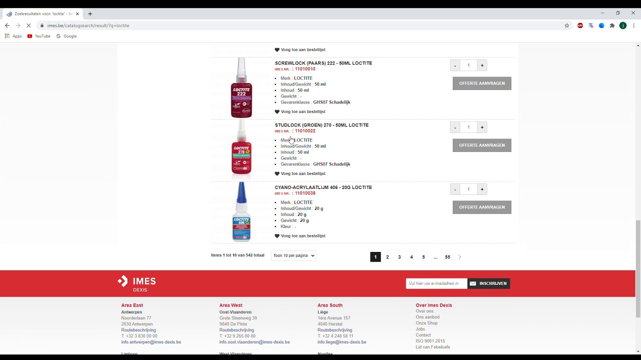 Producten plaatsen in bestellijsten - YouTube